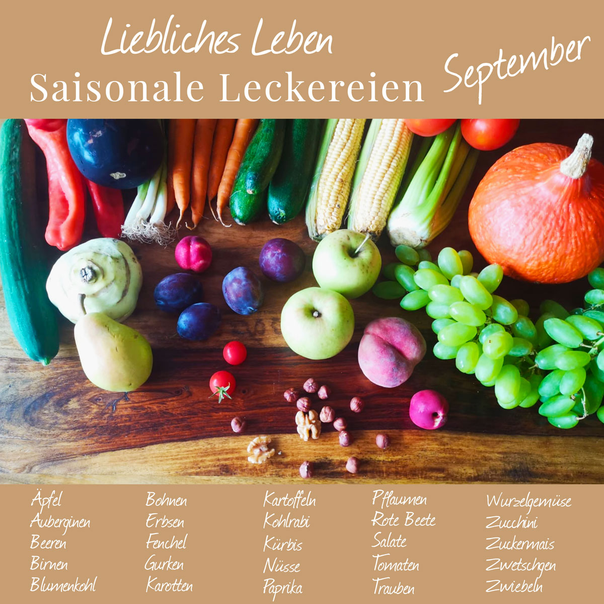 Saisonale Ernährung – gesund & nachhaltig! - Liebliches Leben